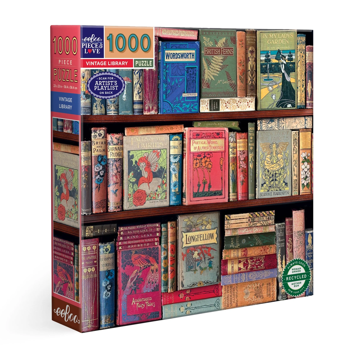 Vintage Library Puzzle – Paper Trail Rhinebeck