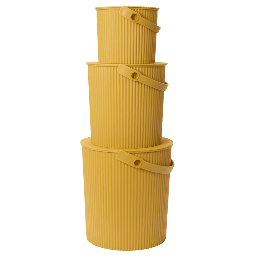 Mustard Hachiman Buckets – Paper Trail Rhinebeck