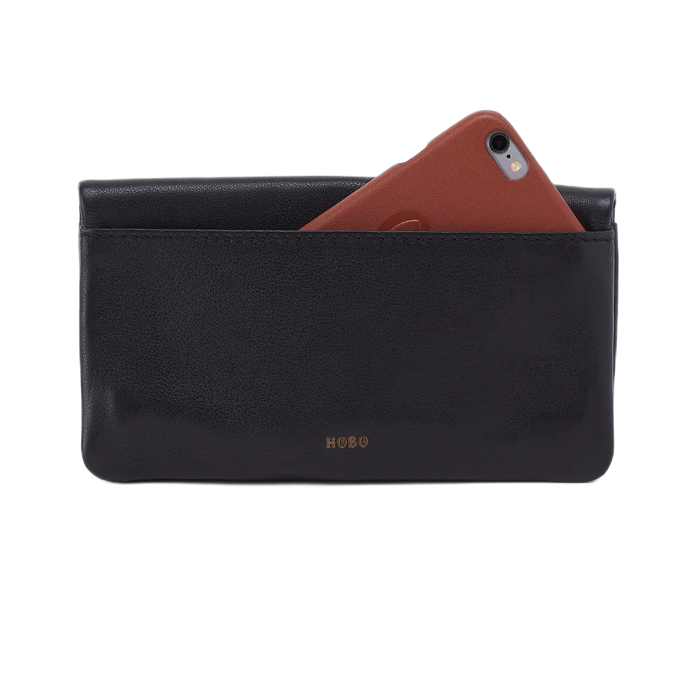 Lumen Continental Whipstitch Wallet - Black – Paper Trail Rhinebeck