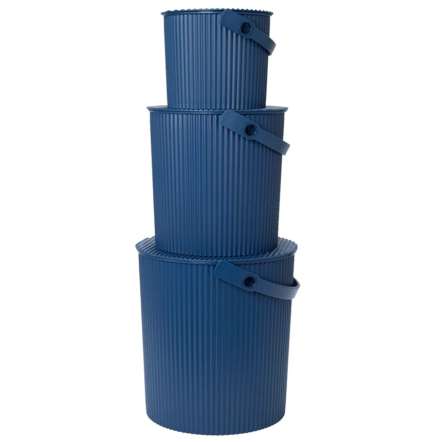 Navy Hachiman Buckets – Paper Trail Rhinebeck