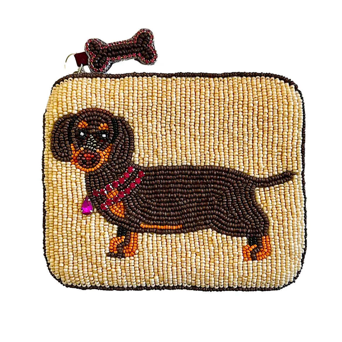 Dachshund Beaded Coin Purse – Paper Trail Rhinebeck