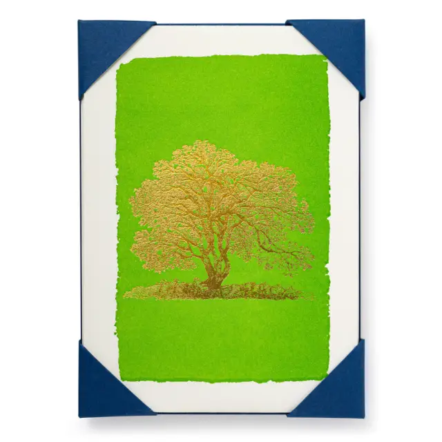 Golden Tree Notelet Cards Set 5 – Paper Trail Rhinebeck