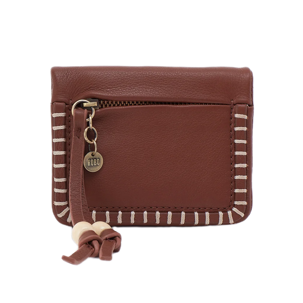 Lumen Mini Whipstitch Wallet - Cocoa Bean – Paper Trail Rhinebeck