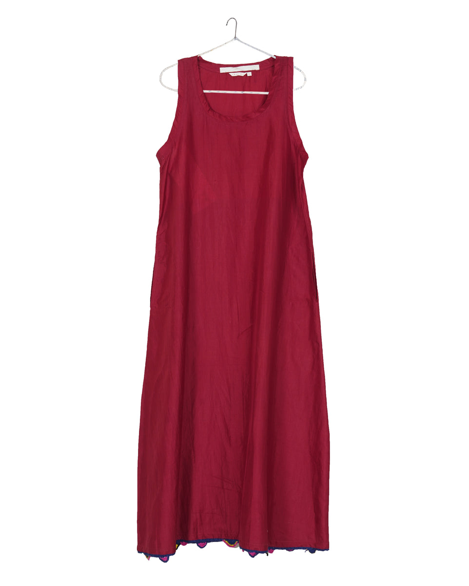 Injiri Miraj Red Silk Dress – Paper Trail Rhinebeck