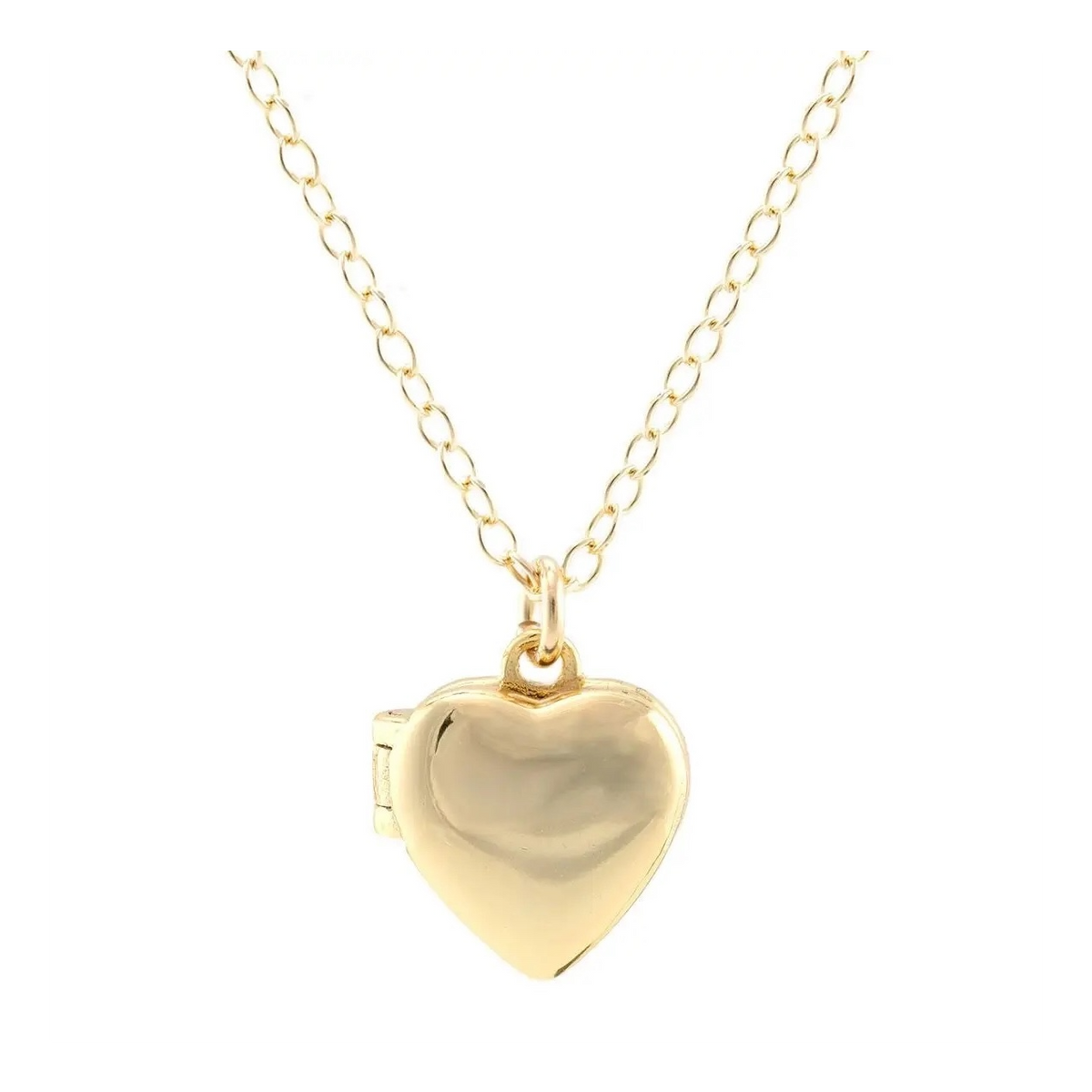 Gold Heart Locket Necklace – Paper Trail Rhinebeck