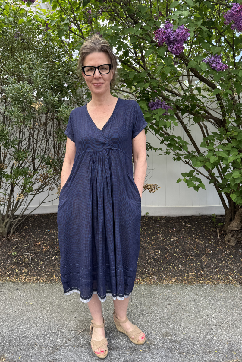 Injiri Indigo Sarah Dress – Paper Trail Rhinebeck